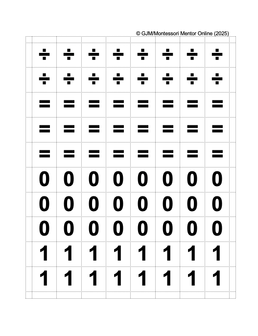 Operations Box Tickets – Montessori Mentor Online